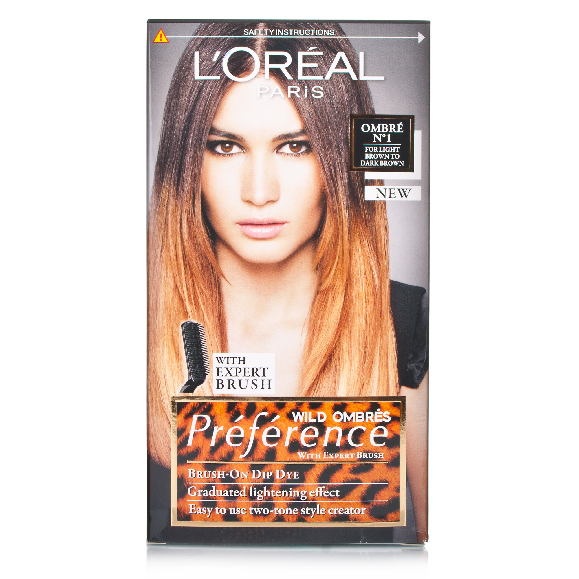 L'Oreal Preference Wild Ombre 1 Light Brown to Dark Brown | Chemist Direct L'Oreal Preference Wild Ombre 1 Light Brown to Dark Brown | Chemist Direct