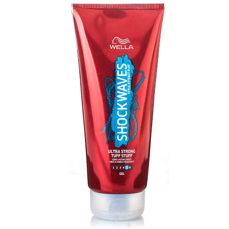 Wella Shockwaves Tuff Stuff Ultra Strong Gel Hair Styling Chemist