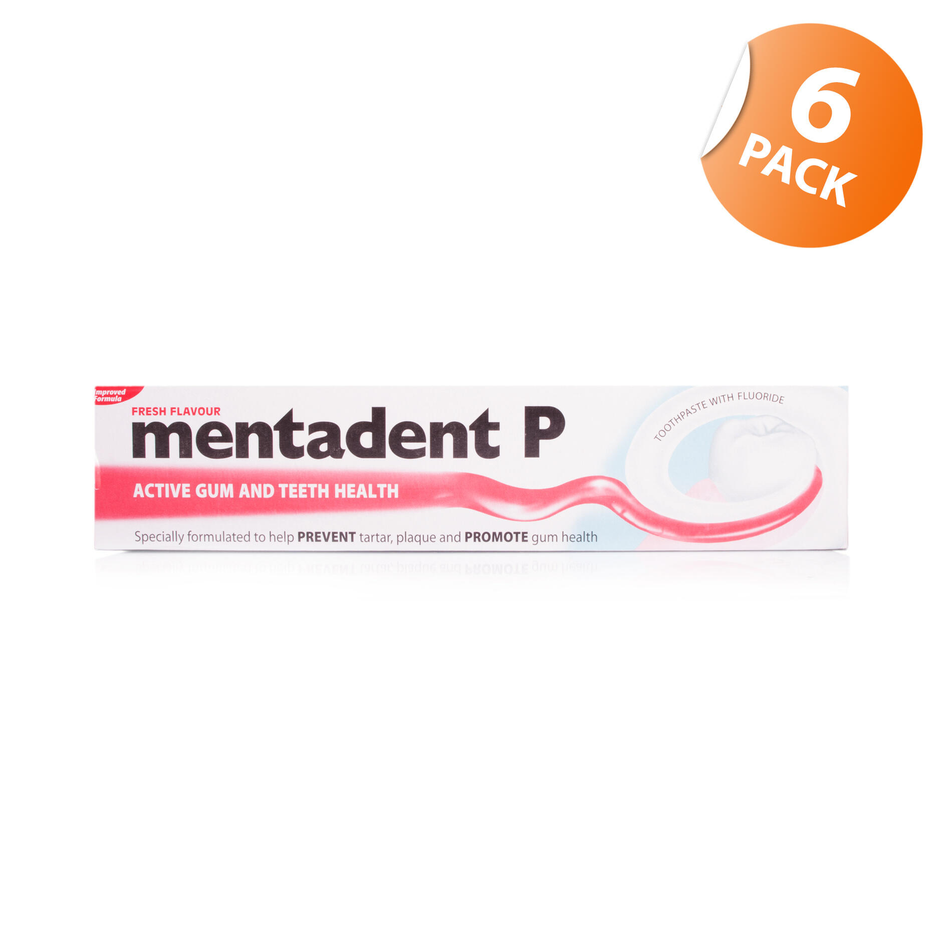 Mentadent P Active Teeth And Gum Health 6 Pack | Chemist Direct