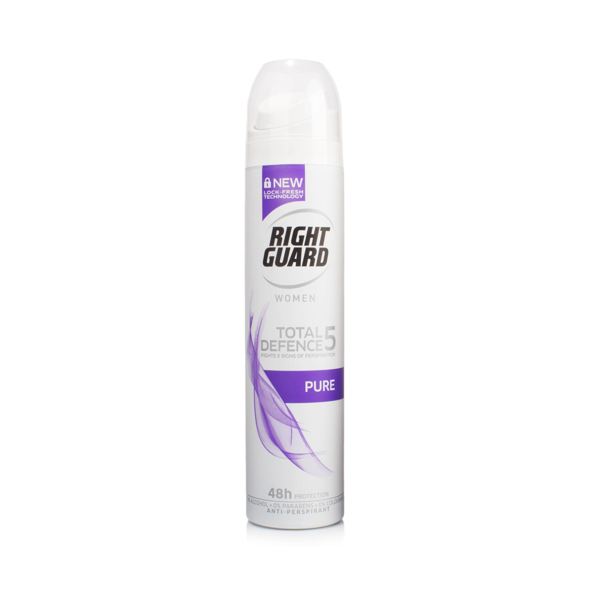 Right Guard Women Total Defence 5 Pure Anti-Perspirant Deodorant | eBay Right Guard Women Total Defence 5 Pure Anti-Perspirant Deodorant | eBay