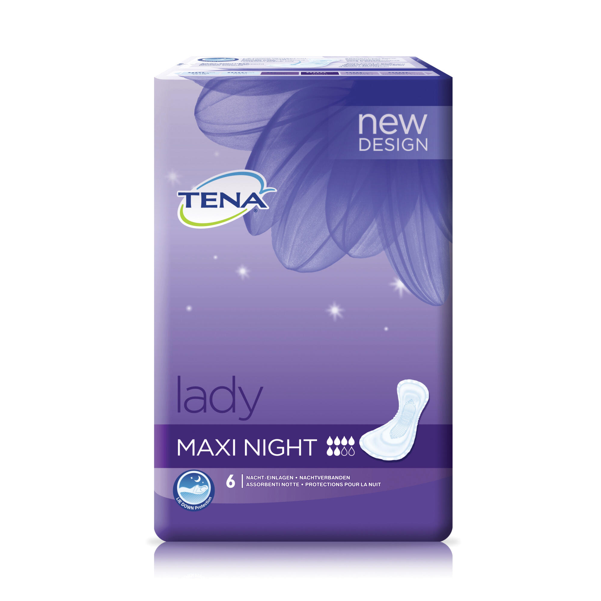 Tena Lady Maxi Nights Six Pack | Bladder Weakness | Chemist Direct