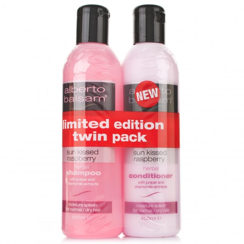 Alberto Balsam Sun Kissed Raspberry Shampoo & Conditioner Twin Pack ...
