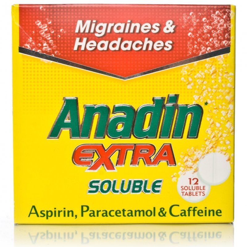 Anadin Extra Soluble Tablets 12 | Headache Relief | Chemist Direct