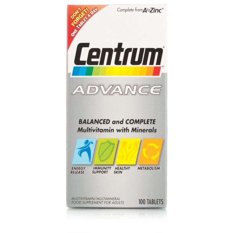 Centrum Advance 100 Tablets | Vitamins | Chemist Direct