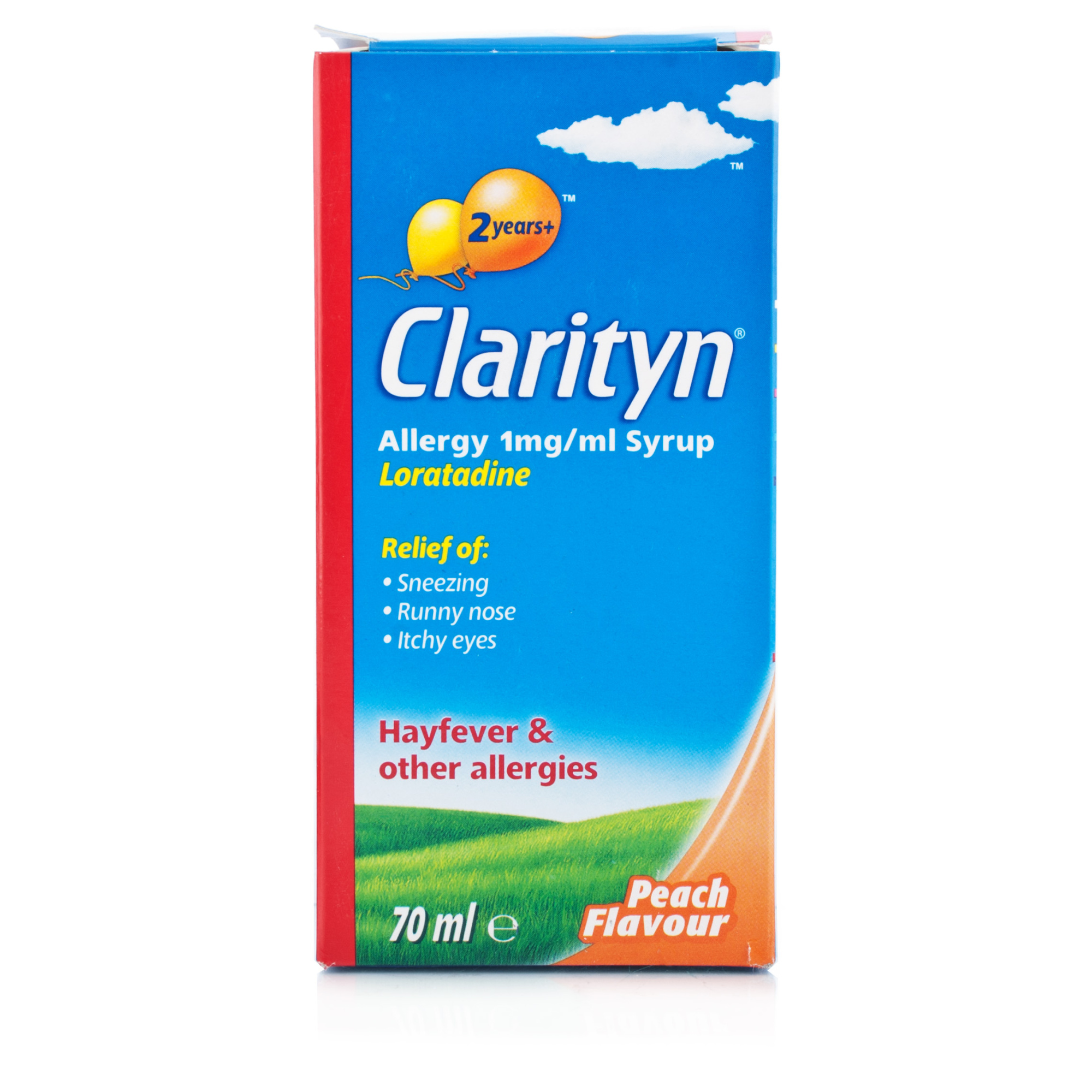Clarityn Allergy Syrup Peach | Chemist Direct