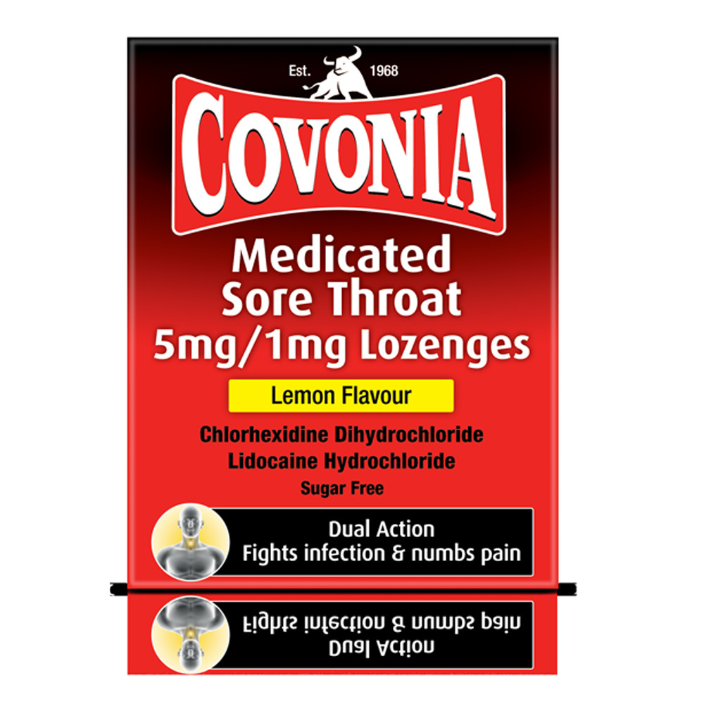 Covonia Medicated Sore Throat Menthol Lozenges | US