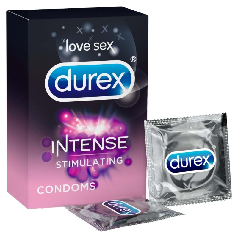 Durex Intense Ribbed And Dotted Condoms 18 Condoms Chemist Direct