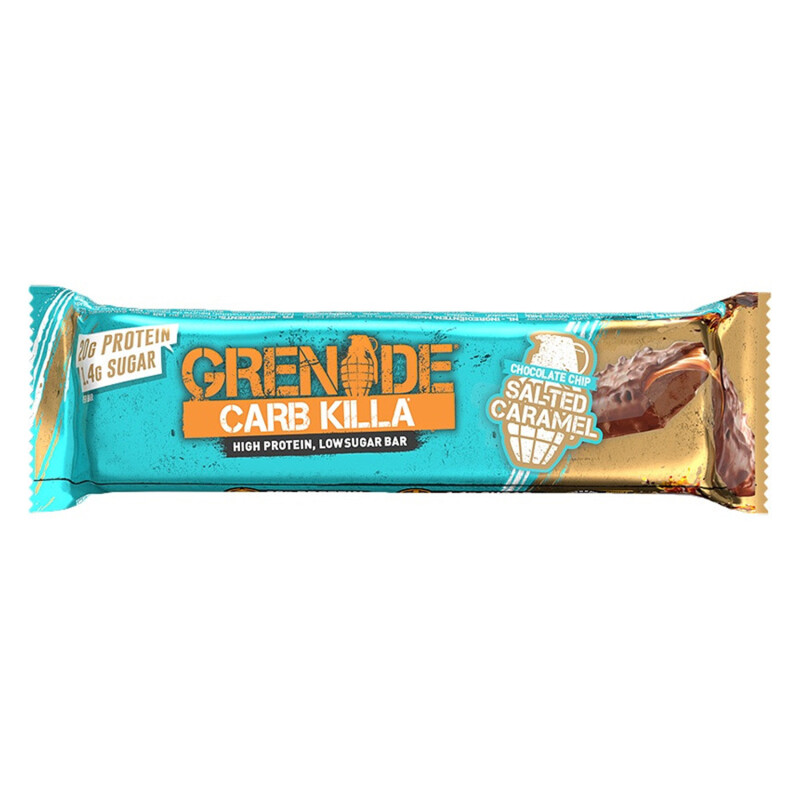 Grenade Carb Killa Choc Chip Salted Caramel Bar 60g | Chemist Direct Grenade Carb Killa Choc Chip Salted Caramel Bar 60g | Chemist Direct