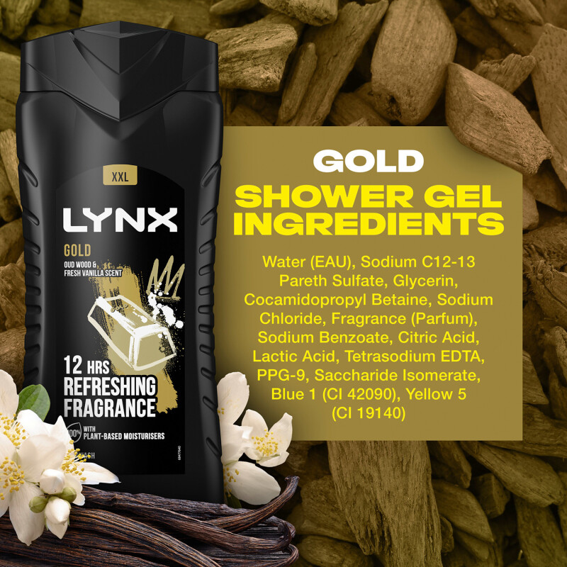 Buy Lynx Shower Gel Gold 500ml Chemist Direct
