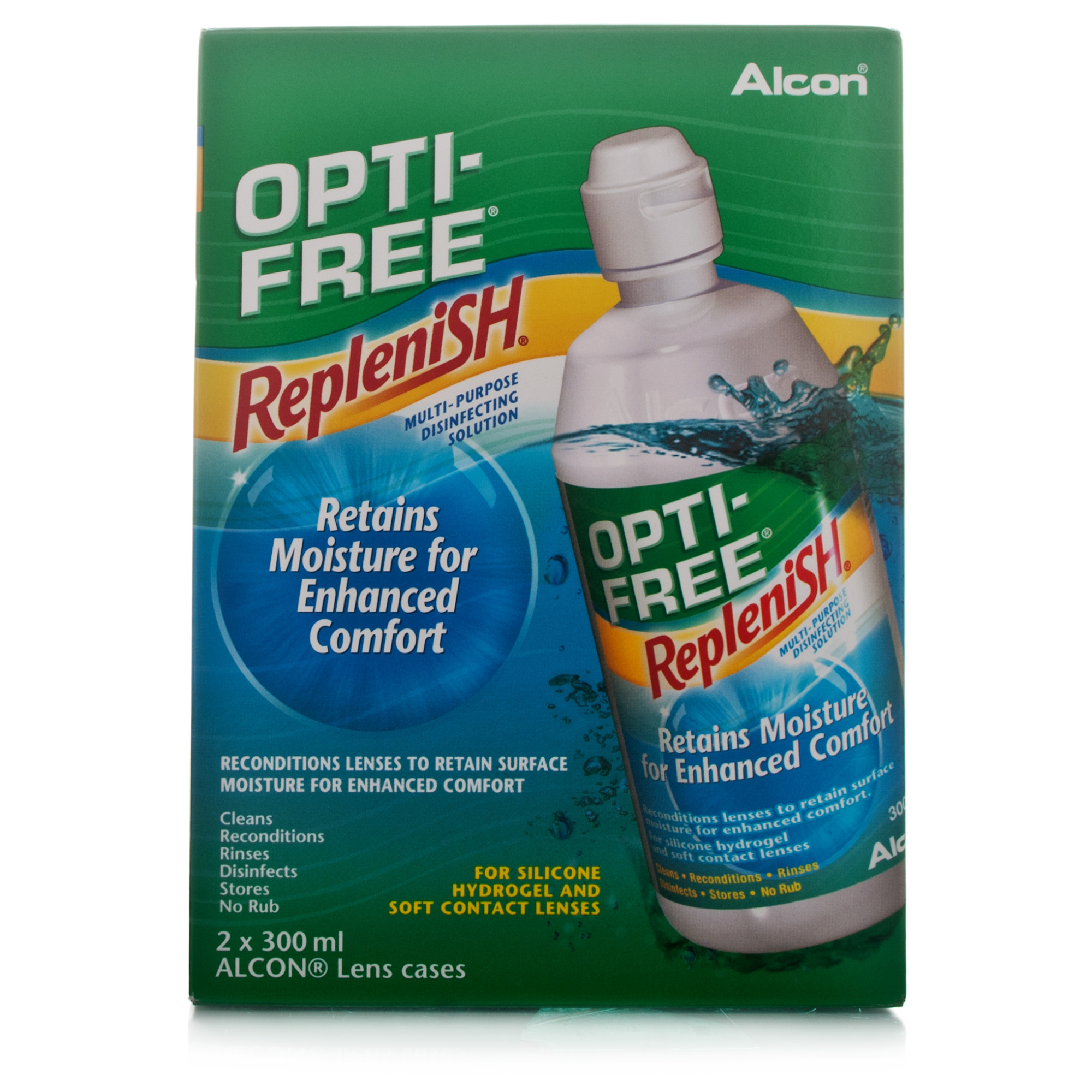 Opti-free Replenish Twin Pack 2 X 300ml - Optical - £23.59 | Chemist Direct