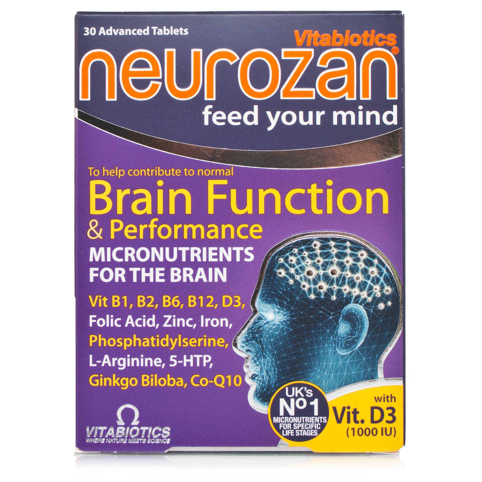 Vitabiotics Neurozan 30 Capsules | Chemist Direct